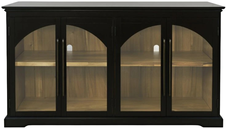 Accent Console Sauder New Grange Console Table Accent Cabinet, Vintage