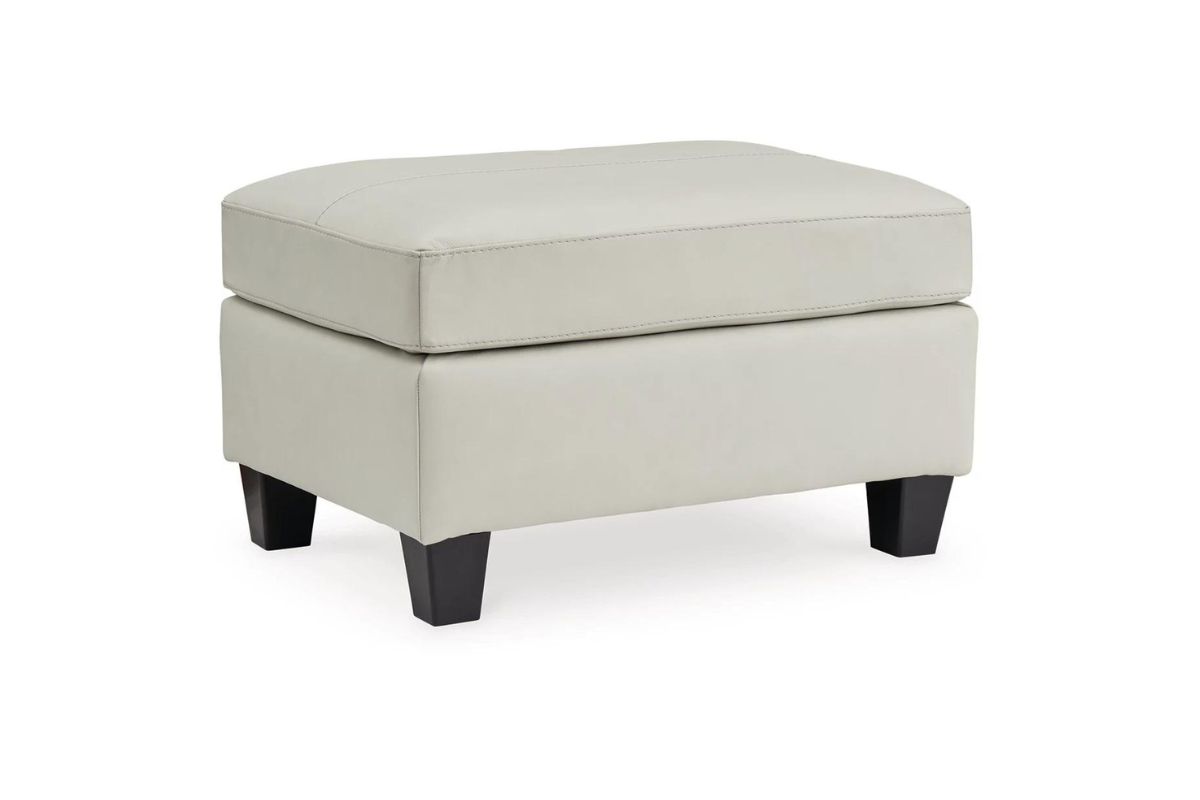 Genoa Ottoman in Coconut | Ottomans | Living Room