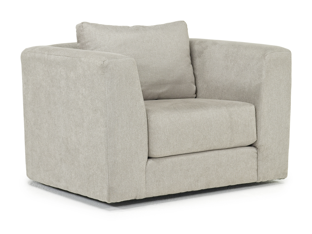 Hansel Accent Chair in Anello Cement