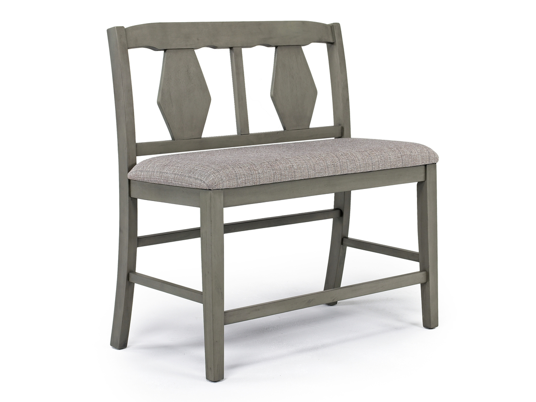 Napa Counter Height Bench in Gray | Dining Benches | Dining Room