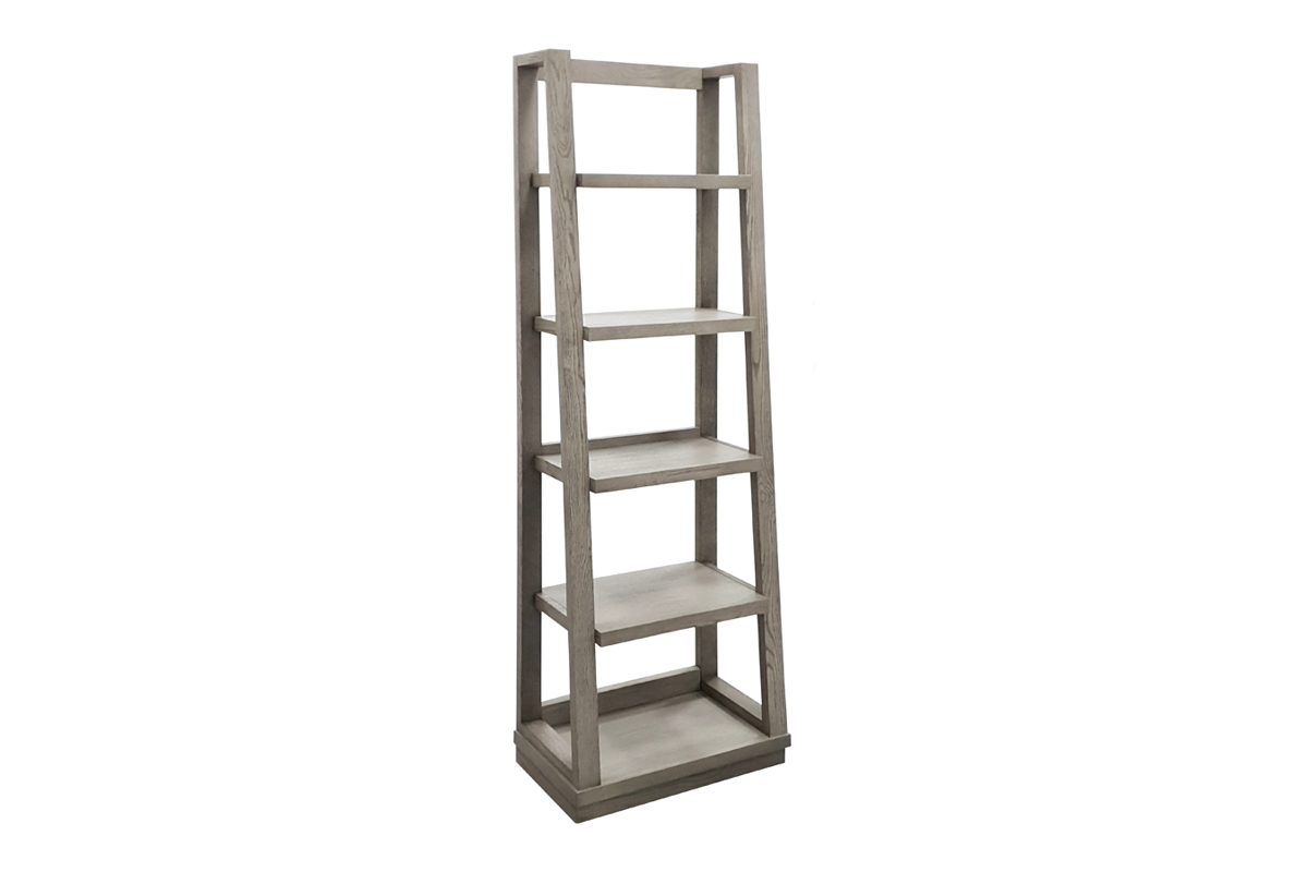 Pure Modern Angled Bookcase in Moonstone | Bookcases | Office