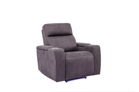 Rhys 2 Power Recliner in Gray | Recliners | Living Room
