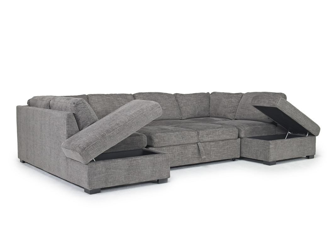 Claire full pullout tux chaise sectional store