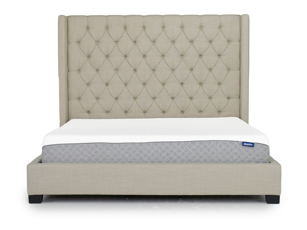 Westerly light grey queen bed store