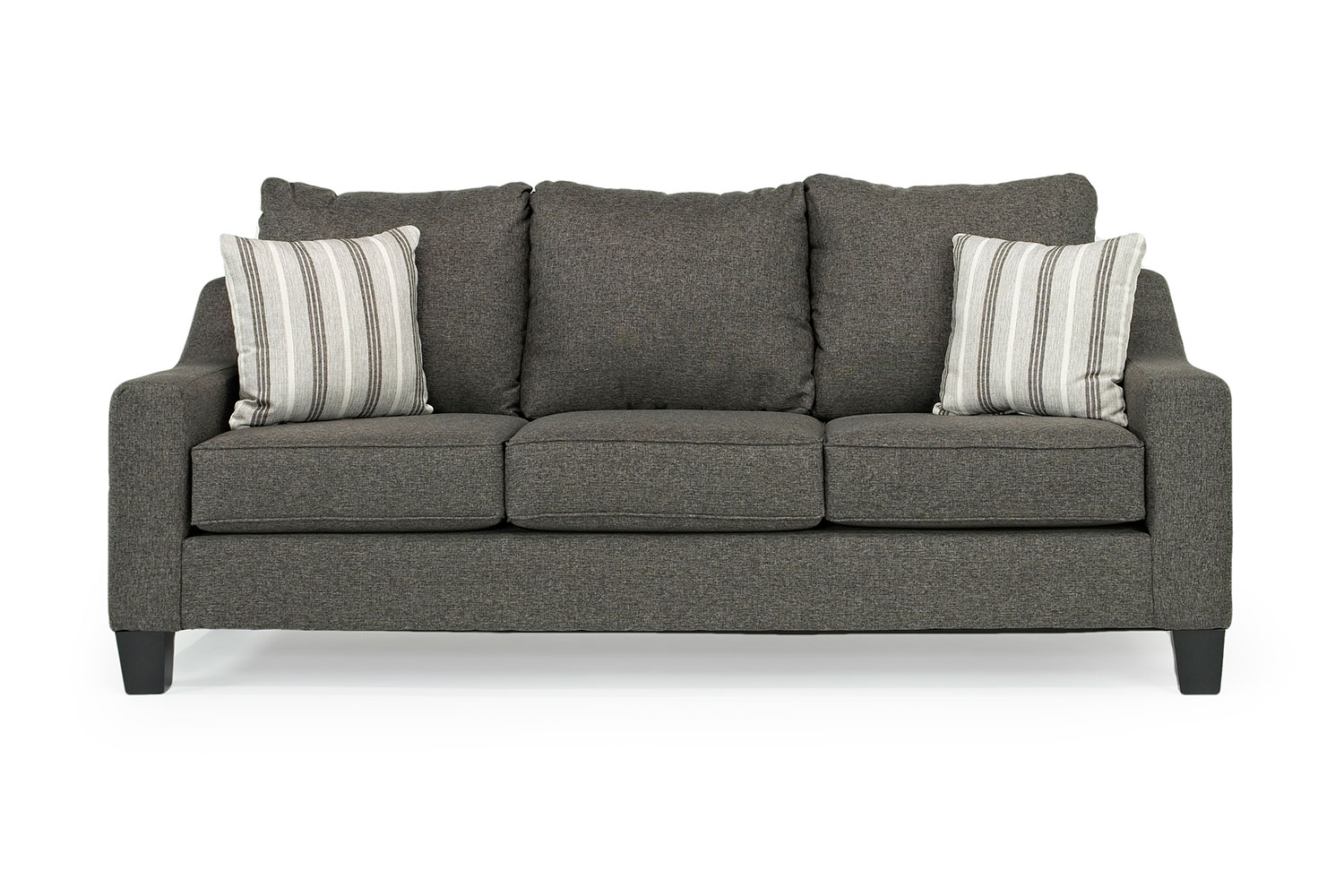 Lucy Queen Sleeper Sofa in Splash Charcoal Sofas Living Room